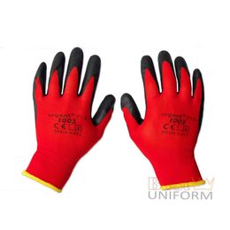 Urgent Arbeitshandschuhe Arbeitshandschuhe Mechanikerhandschuhe Montagehandschuhe Rot 12 Paar