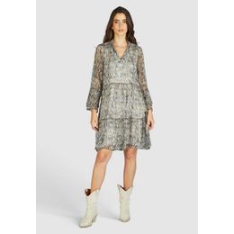 MARC AUREL Minikleid im Minimal-Ethno-Print