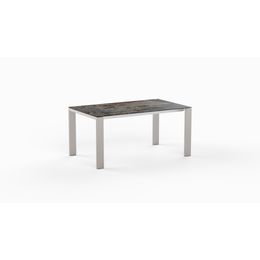 Sit Mobilia OLYMPIA Oslo Gartentisch Edelstahlgestell Trilium/Silber Dekton/Edelstahl