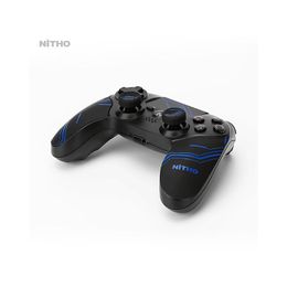 NITHO NITHO Controller Adonis Wireless Glow Schwarz/Blau für PlayStation 4, PC