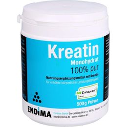 ENDIMA Vertriebsgesellschaft mbH Kreatin Monohydrat 100% Pur Pulver 500 g