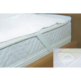 CareLiv Molton Spannauflage 100x200 cm m.Folie beschichtet 1 St