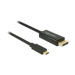 Delock - Kabel usb Type-C™ Stecker Displayport Stecker DP-Alt Mode 4K 60 Hz 1 m (85255)