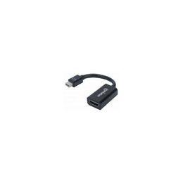 Manhattan - Passiver Mini-DisplayPort auf HDMI-Adapter, Mini-DisplayPort-Stecker auf HDMI-Buchse, 1080p, schwarz â&euro&rdquo ideal for Mac-Computer
