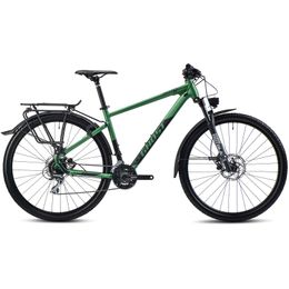 Mountainbike GHOST "Kato EQ AL" Fahrräder Gr. 36 cm, 27,5 Zoll (69,85 cm), grün Hardtail