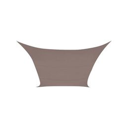 Perel Sonnensegel - quadratisch - 3.6 x 3.6 m - farbe: taupe