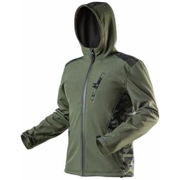 Neo Tools - Profi Softshell Jacke camouflage neo xl (54) - Schwarz