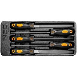 Neo Tools - 5 tlg. Metallfeilen-Set 25 Jahre Garantie