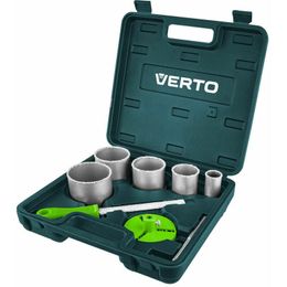 Verto - 8 tlg Lochsäge-Set von 32 bis 83 mm