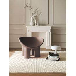 benuta Finest Wollteppich Hera Cream 160x230 cm - Naturfaserteppich aus Wolle