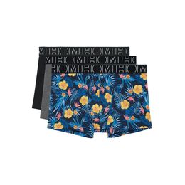 HOM Boxershorts 'Gino' Herren Größe XL blau / hellgelb / grau / schwarz