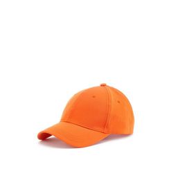Lascana Schirmmütze Baseball Cap mit Klettverschluss zum Verstellen VEGAN, orange