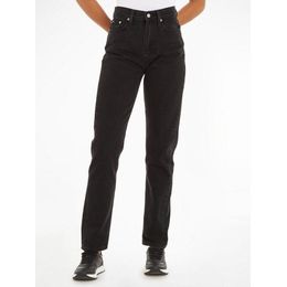 Calvin Klein Jeans Straight-Jeans AUTHENTIC SLIM STRAIGHT im 5-Pocket-Style, schwarz