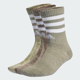 Adidas 3-Streifen Stonewash Crew Socken, 3 Paar