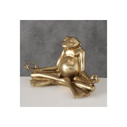 Boltze Tierfigur "Morty" aus Kunstharz in gold