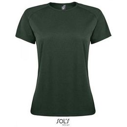 SOLS Trainingsshirt Damen Raglan Sport T-Shirt + Längerer Rücken