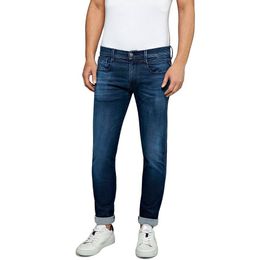 Replay Slim-fit-Jeans ANBASS HYPERFLEX BIO, blau