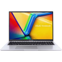 ASUS Vivobook 16 X1605ZA-MB003W, Notebook, mit Zoll Display, Intel® Core™ i5,i5-1235U Prozessor, 8 GB RAM, 512 SSD, Iris® Xe, Silber, Windows 11 Home (64 Bit)