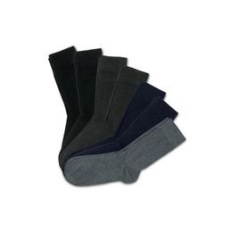 Tchibo 7 Paar Socken - Dunkelblau/Meliert - Gr.: 41-43