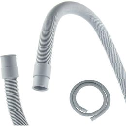 Spiral Ablaufschlauch 2,50 m x ø 19/21 mm für Waschmaschine, Spülmaschine - tecuro