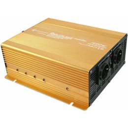 Solartronics Spannungswandler np 12V 1500 Watt Power usb 2.1A reiner sinus Gold Edition