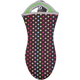 Wenko - Topfhandschuhe Neopren Dots, 1 Paar, Mehrfarbig, Polyester mehrfarbig - mehrfarbig