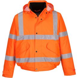 Portwest - Warnschutz Pilotenjacke mit -40°C Kälteschutz Orange m - Orange