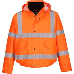 Portwest - Warnschutz Pilotenjacke mit -40°C Kälteschutz Orange 6XL - Orange