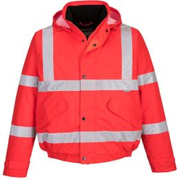 Portwest - Warnschutz Pilotenjacke mit -40°C Kälteschutz Rot s - Rot