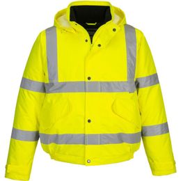Portwest - Warnschutz Pilotenjacke mit -40°C Kälteschutz Gelb s - Gelb