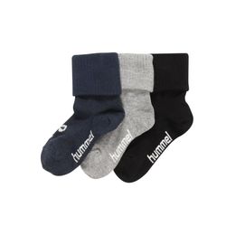 Hummel Socks 'Sora' girl Blue, Grey, Black size 18-20