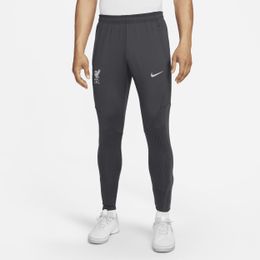 Liverpool FC Strike Nike Dri-FIT Fußballhose für Herren - Grau