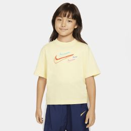 Nike Sportswear lockeres T-Shirt für ältere Kinder (Mädchen) - Gelb