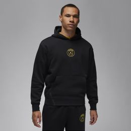 Nike Paris Saint-Germain Fleece-Hoodie für Herren - Schwarz