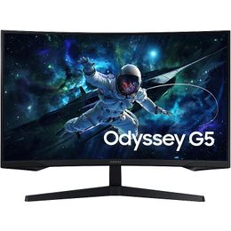 Samsung Odyssey G55C S27CG554EU 27 Zoll WQHD Gaming Monitor (1 ms Reaktionszeit, 165 Hz)