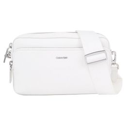 Calvin Klein Mini Bag CK MUST CAMERA BAG, Handtasche Damen Tasche Damen Recycelte Materialien, weiß