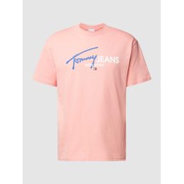 Tommy Jeans T-Shirt mit Label-Print Modell 'SPRAY POP COLOR'