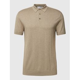 Selected Homme Poloshirt mit kurzer Knopfleiste Modell 'BERG'