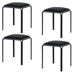 4 PAPERFLOW Hocker BISTRO TBBISX4V.01 schwarz