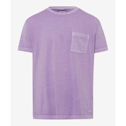 Brax Herren Shirt Style TODD, Violett, Gr. S