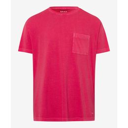 Brax Herren Shirt Style TODD, Rot, Gr. 6XL