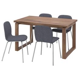 IKEA MÖRBYLÅNGA / KARLPETTER Tisch und 4 Stühle