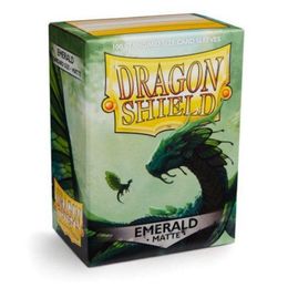 Dragon Shield Sammelkarte Dragon Shield Kartenhüllen 63 x 88mm Matte Sleeves Emerald (100)