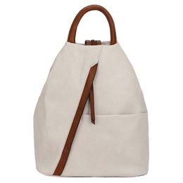 ITALYSHOP24 Rucksack Damen CityRucksack Tasche Umhängetasche