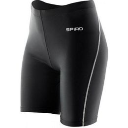 Spiro Trainingshose Damen Bodyfit Sport Shorts + Atmungsaktiv