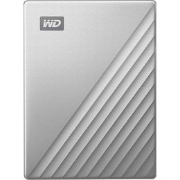 Western Digital WD My Passport Ultra externe HDD-Festplatte (4 TB), silberfarben