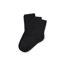 Tchibo 3 Paar Socken Schwarz - Gr.: 35-38