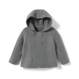 Tchibo Baby-Strickjacke - Grau/Meliert - Baby - Gr.: 98/104