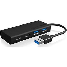 RaidSonic ICY BOX® RaidSonic ICY BOX® USB-Hub IB-HUB1426-U3 4-fach schwarz