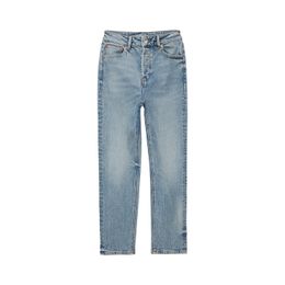 Tom Tailor Denim Damen Lotte Slim Straight Jeans mit recycelter Baumwolle, blau, Uni, Gr. 30